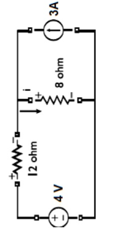 Solved Find the current i using the superposition theorem | Chegg.com
