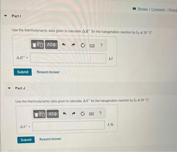Solved Use the thermodynamic data given to calculate ΔH∘ for | Chegg.com