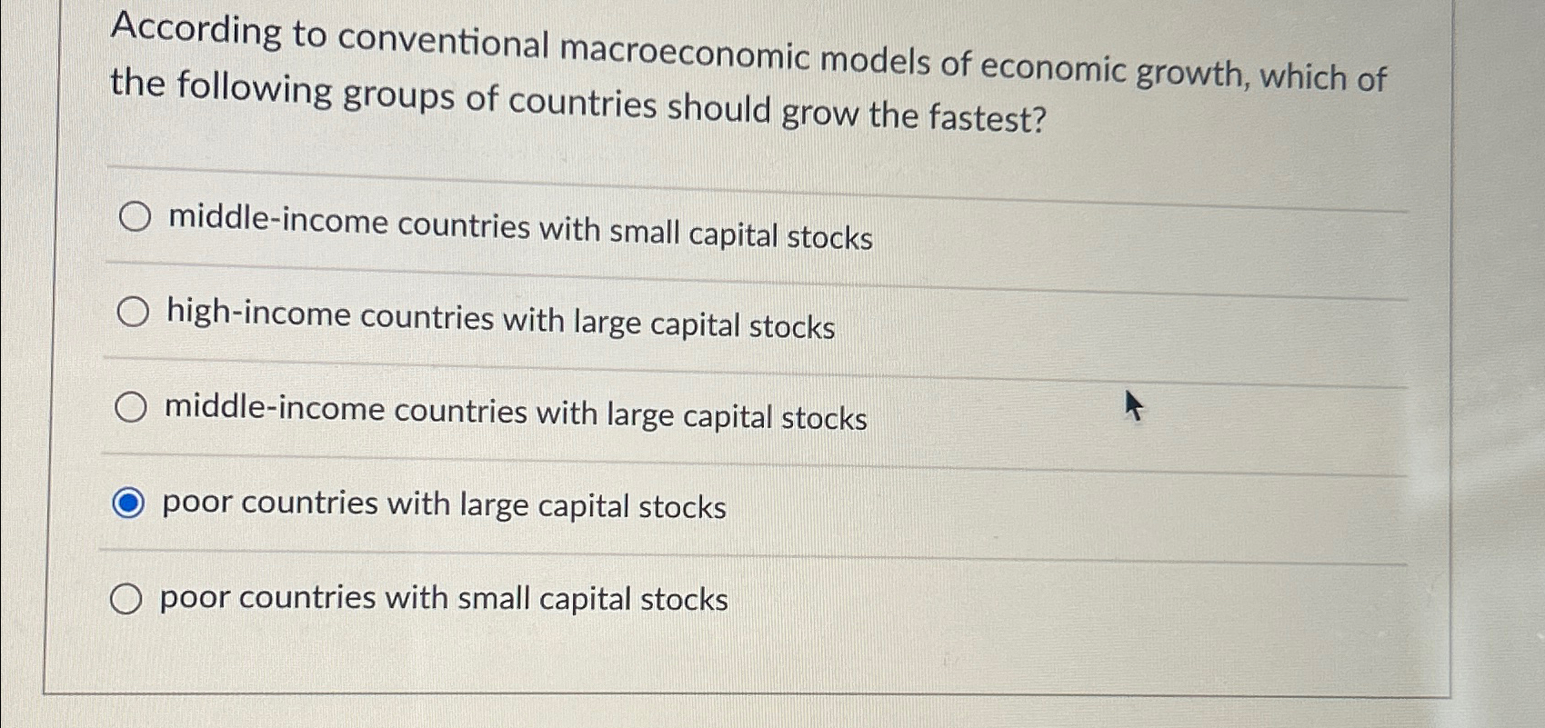 Solved According to conventional macroeconomic models of | Chegg.com