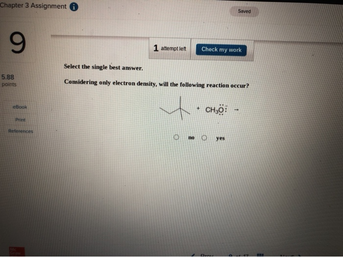 Solved Chapter 3 Assignment Saved 9 1 attempt left Check my | Chegg.com