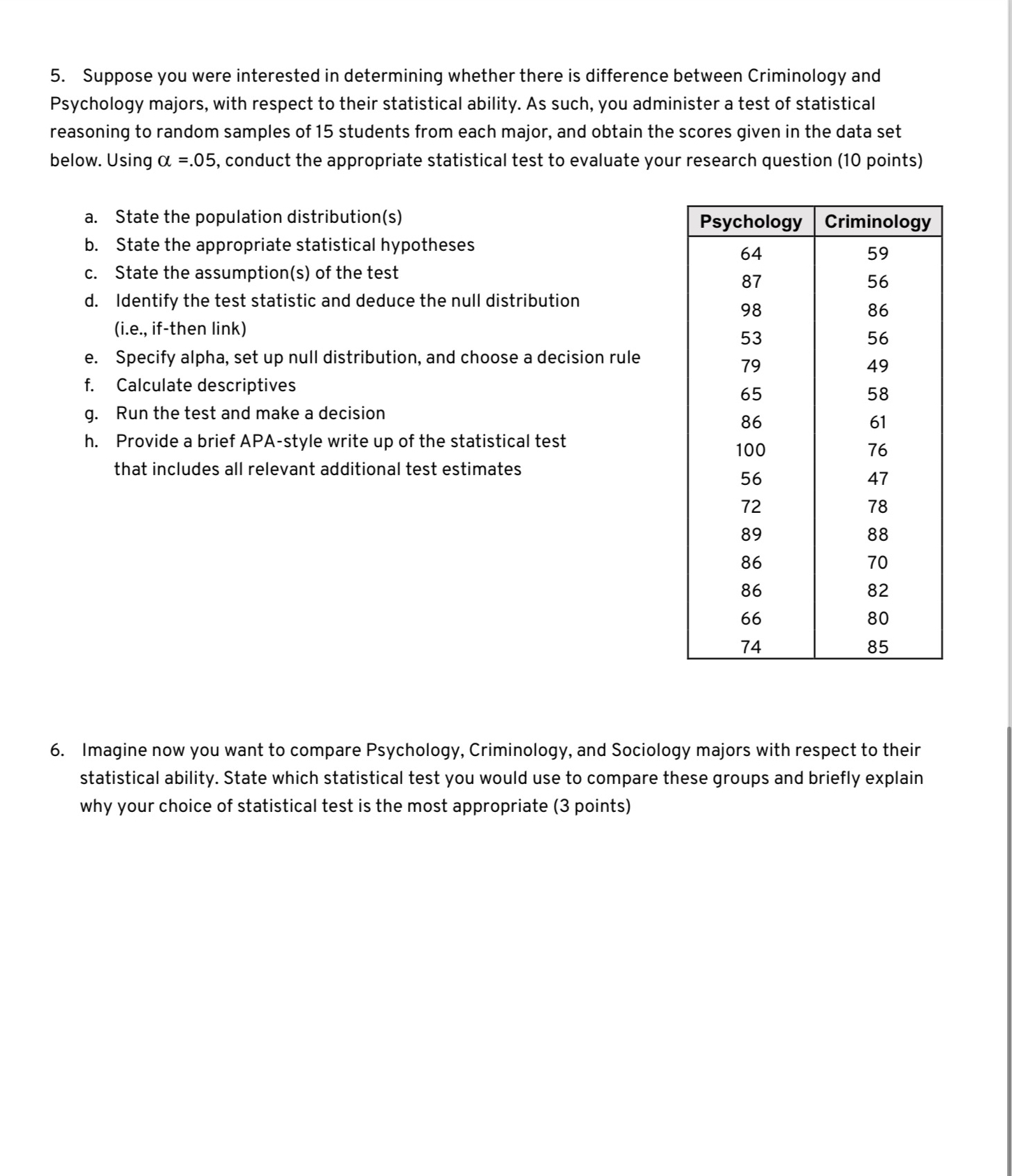Solved Suppose you were interested in determining whether | Chegg.com