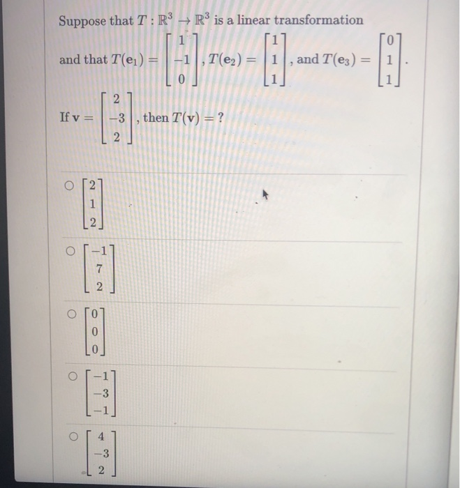 Solved Question 2 5 pts 1 Let A = 1 0 1 0 1 0 1 2 0 -1 and b | Chegg.com Solved Question 2 5 pts 1 Let A = 1 0 1 0 1 0 1 2 0 -1 and b | Chegg.com