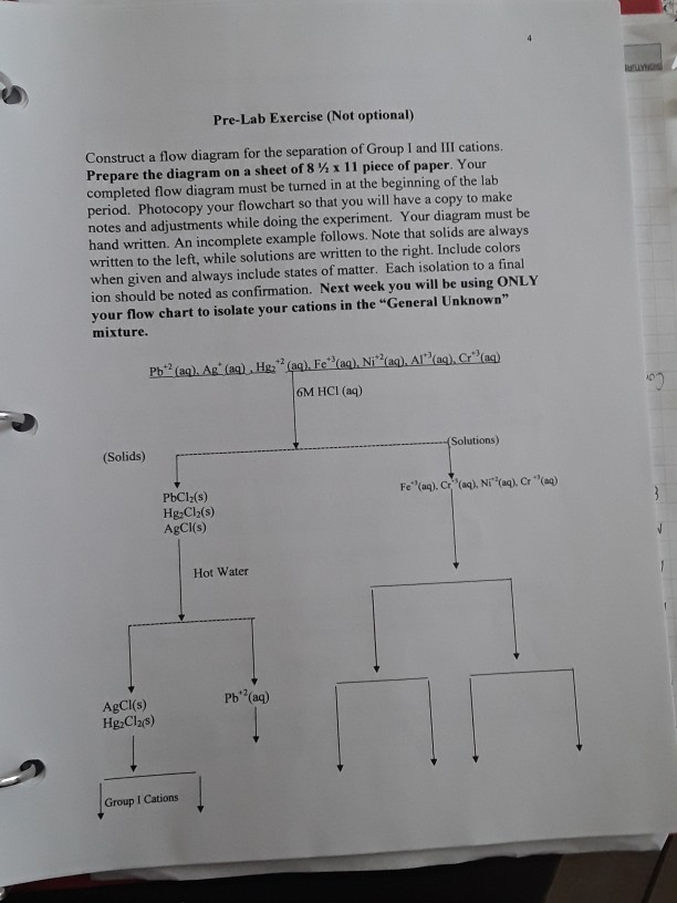 Solved Pre-Lab Exercise (Not optional) Construct a flow | Chegg.com