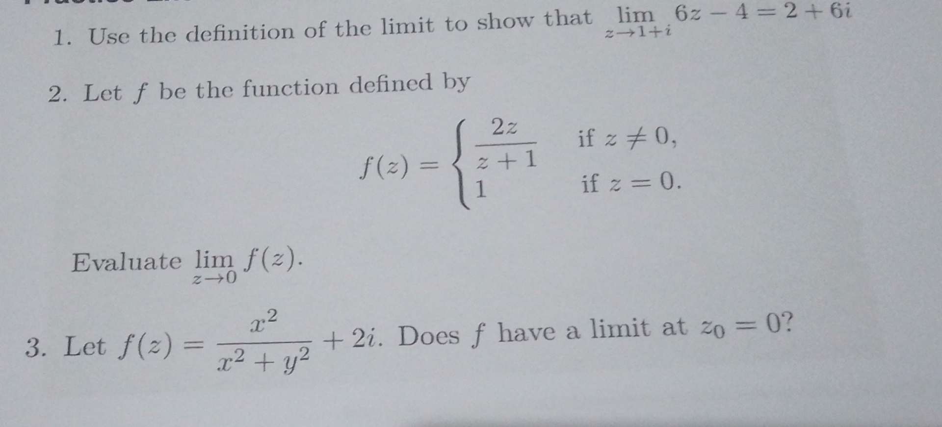 Solved Use the definition of the limit to show that | Chegg.com