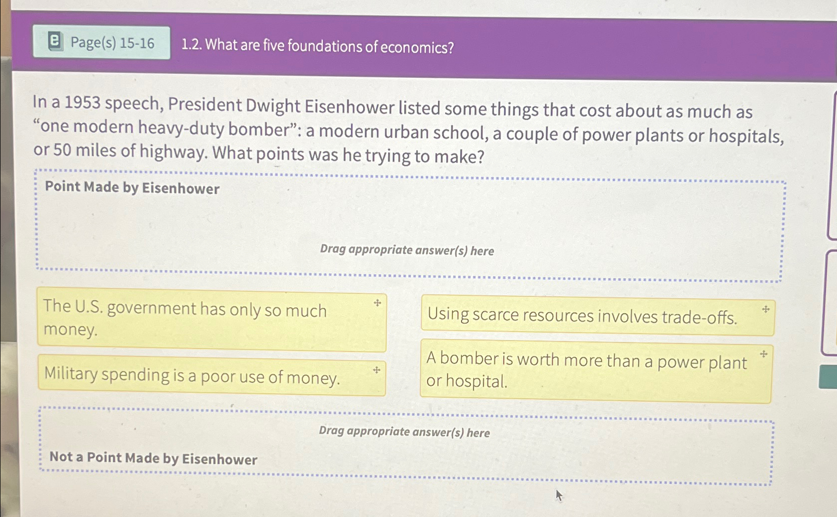 Solved 1.2. ﻿What are five foundations of economics?In a | Chegg.com