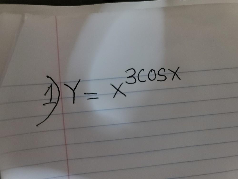 Solved 3cOSX DY Y=X | Chegg.com