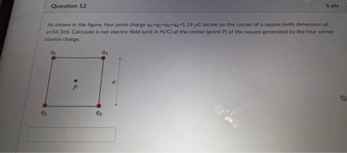 Solved As shown in the figure, four point charge | Chegg.com