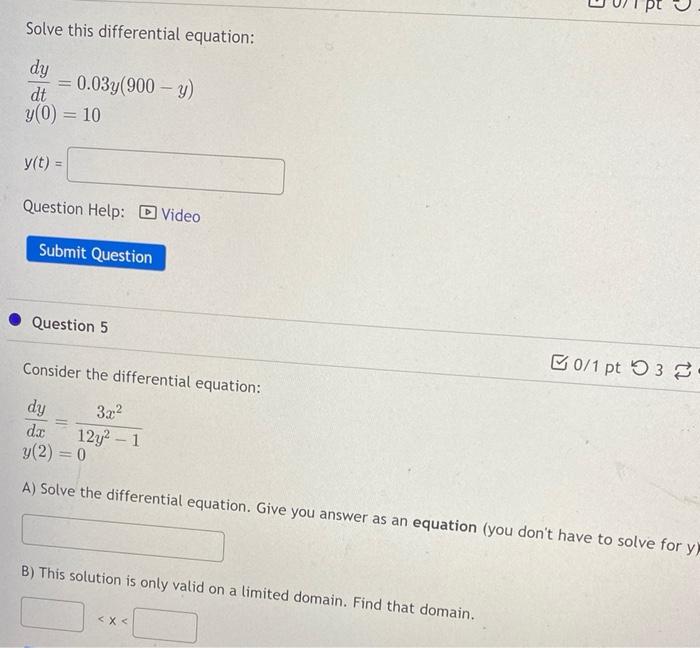 Solved Solve this differential equation: \[ \begin{array}{l} | Chegg.com