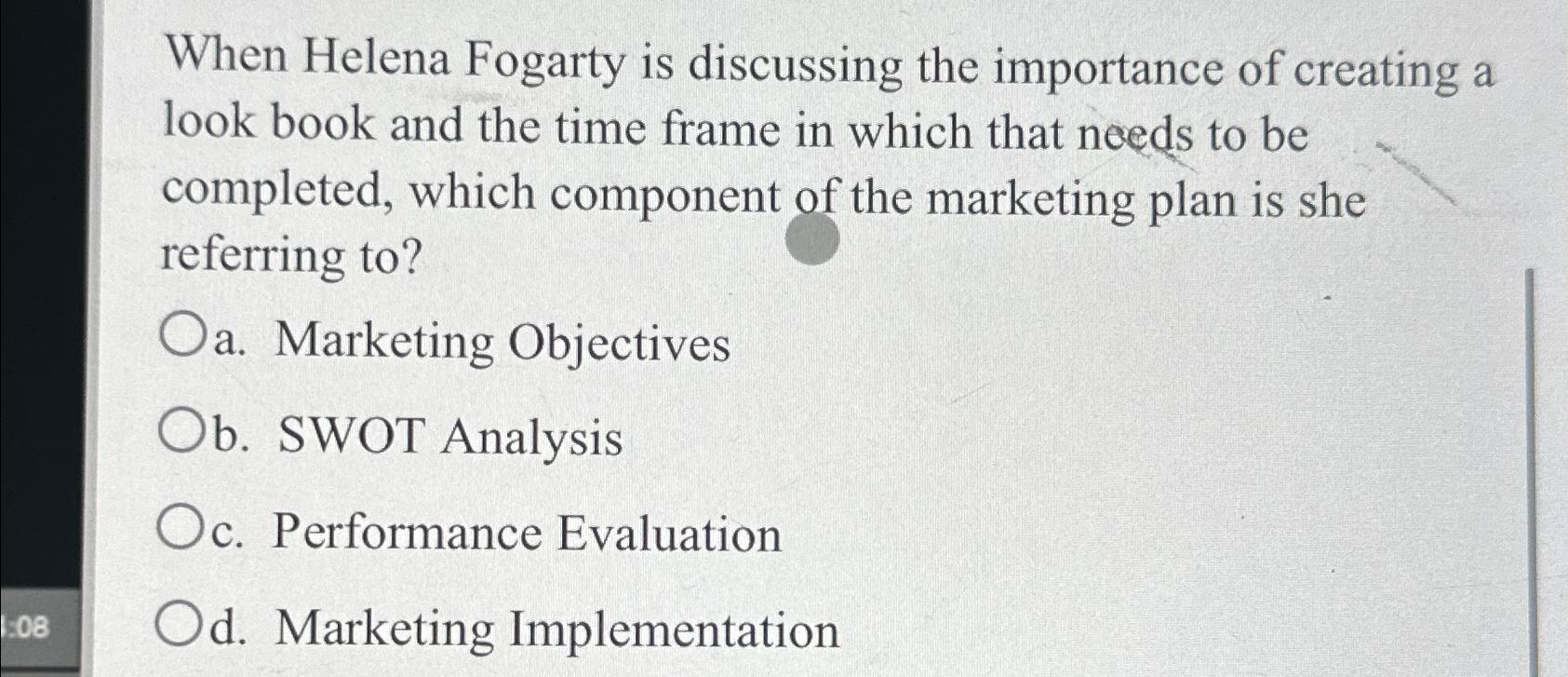 Solved When Helena Fogarty is discussing the importance of | Chegg.com