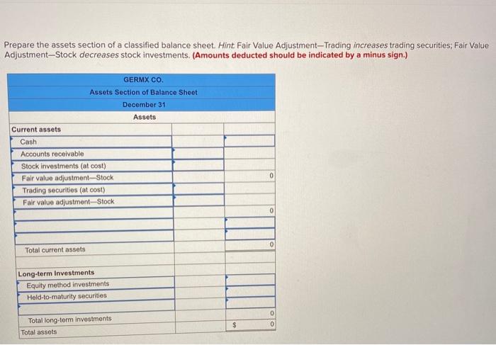 Solved Nep Selected Accounts From Germx Co s Adjusted Trial Chegg