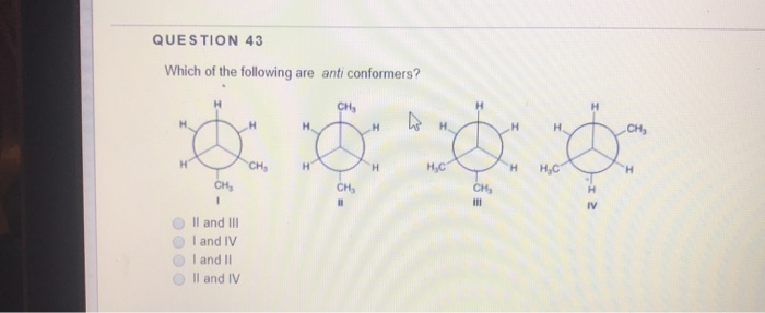 Solved QUESTION 43 Which of the following are anti | Chegg.com Solved QUESTION 43 Which of the following are anti | Chegg.com