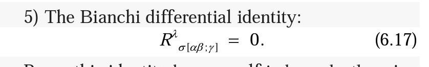 Solved 4) Prove the Bianchi identity (6.17). 5) The | Chegg.com