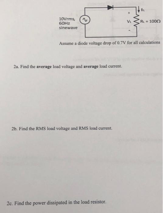 Solved Assume a diode voltage drop of 0.7 V for all | Chegg.com