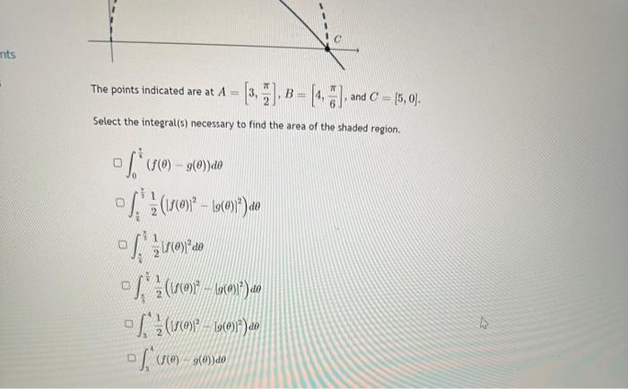 Solved The graph shows r=f(θ) (solid) and r=g(θ) (dashed), | Chegg.com