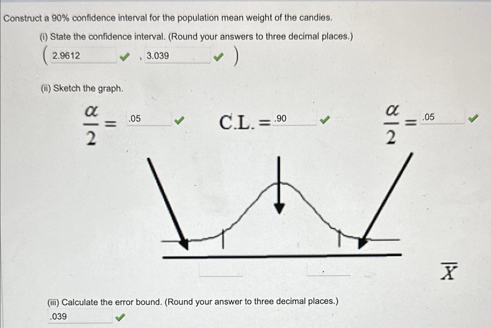 Solved Construct a 90% ﻿confidence interval for the | Chegg.com