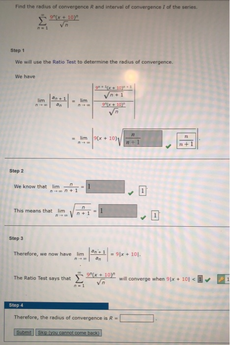Solved Find the radius of convergence R and interval of | Chegg.com