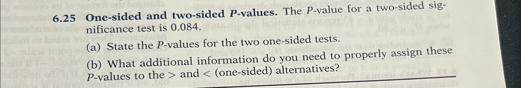 Solved The P-value for a two-sided significance test is | Chegg.com