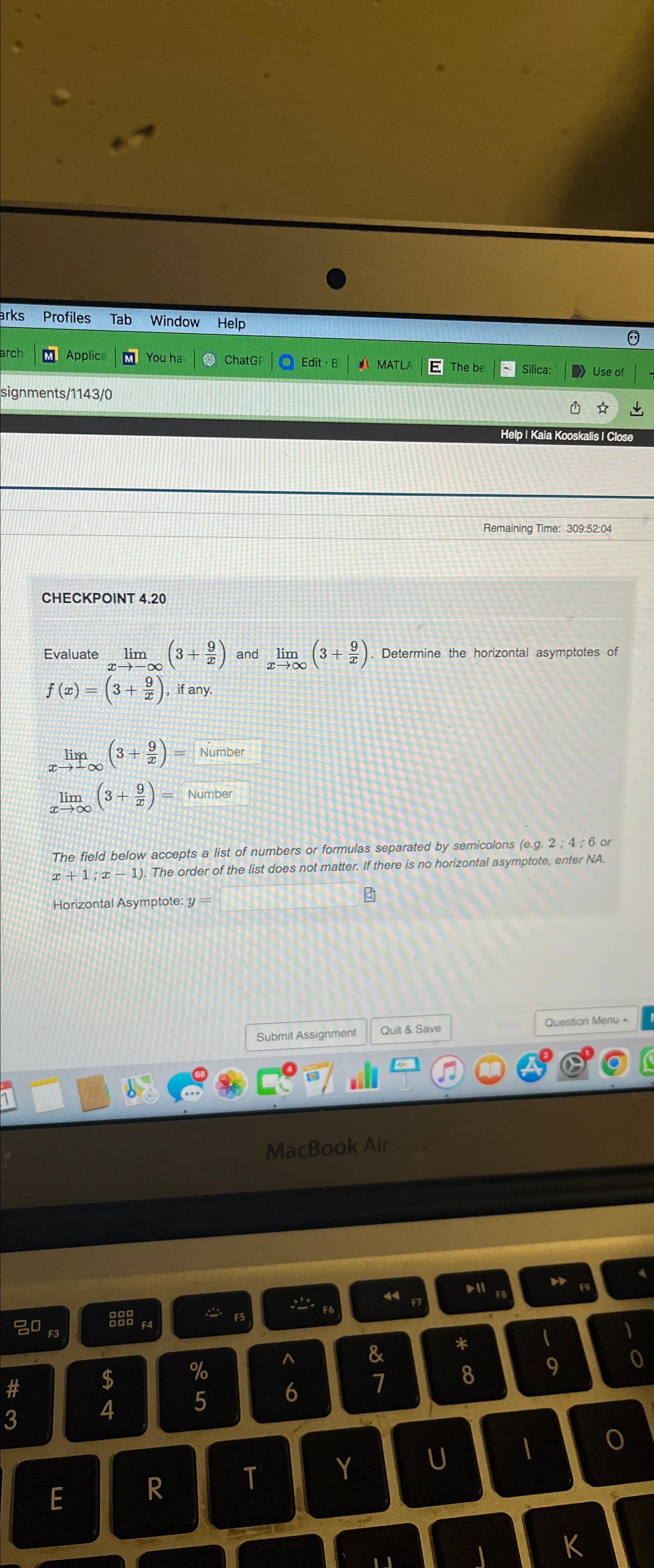 Solved Profiles Tab Window Help(.)Use | Chegg.com