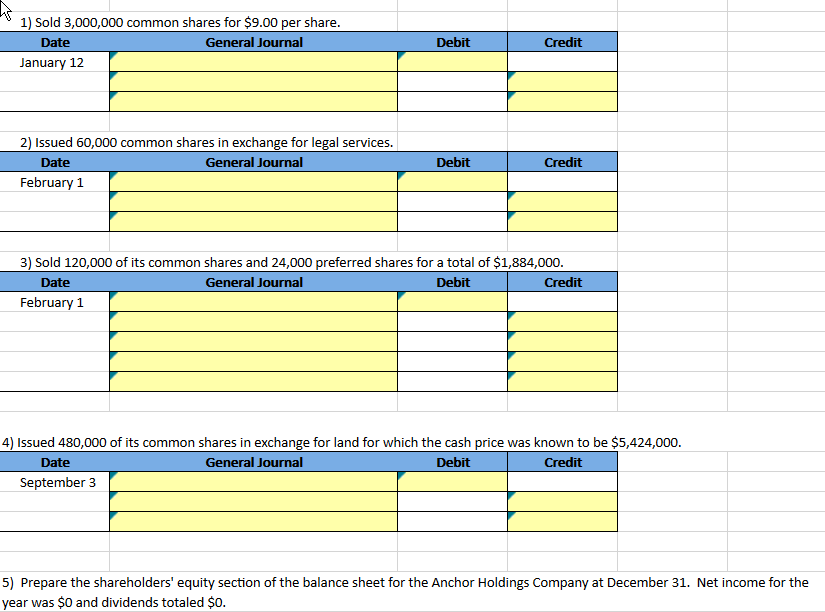 During its first year of operations, Anchor Holdings | Chegg.com
