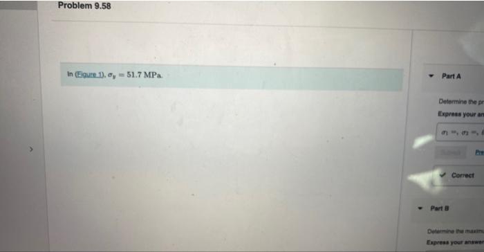 Solved Determine the principal stresses. Specily the | Chegg.com Solved Determine the principal stresses. Specily the | Chegg.com