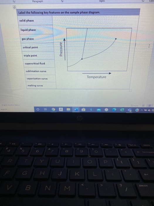 Solved Paragraph Styles To Label The Following Key Features