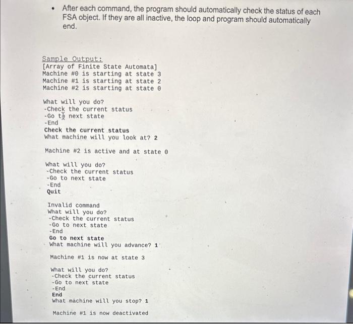 Solved Assignment 7b Multiple Finite State Automata Custom