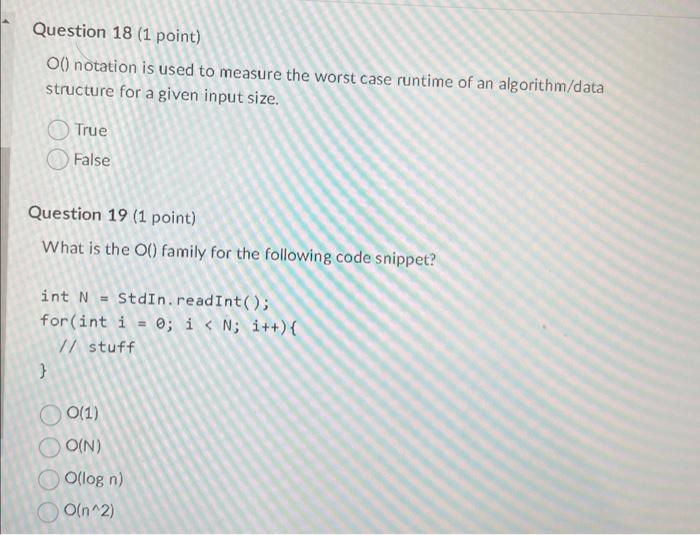 Solved can someone please answer me quedtion 18 and 19its a | Chegg.com