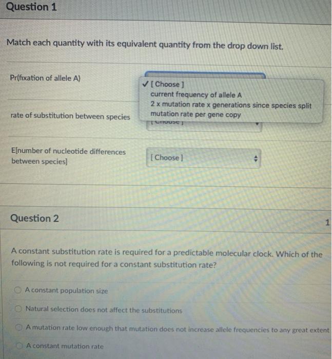 Solved Question 1 Match each quantity with its equivalent | Chegg.com