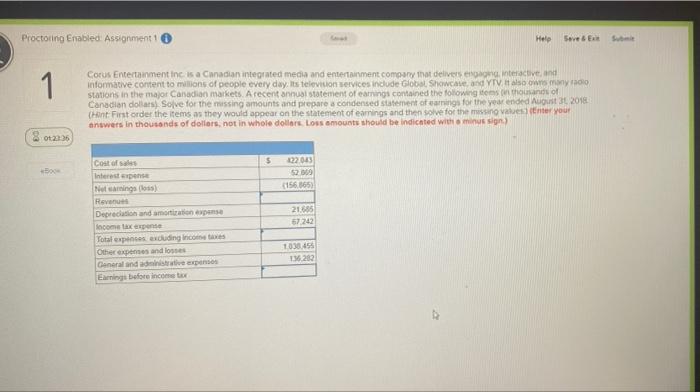 Solved Proctoring Enabled: Assignment 1 Help Seve&Exit | Chegg.com