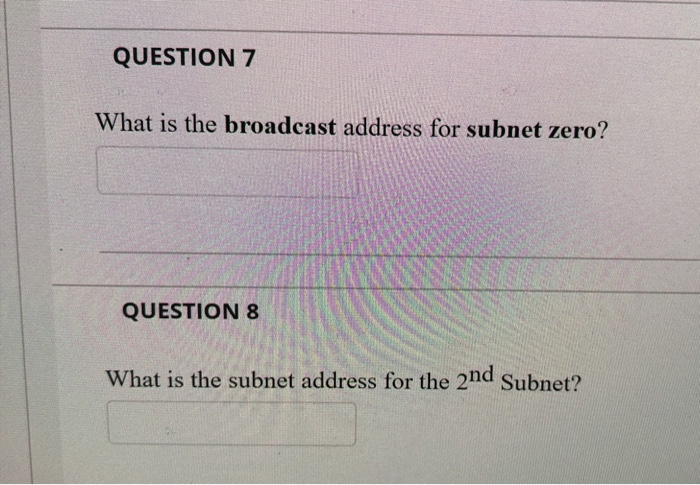 Solved On Subnetting Ons Using The Classless Ip Address