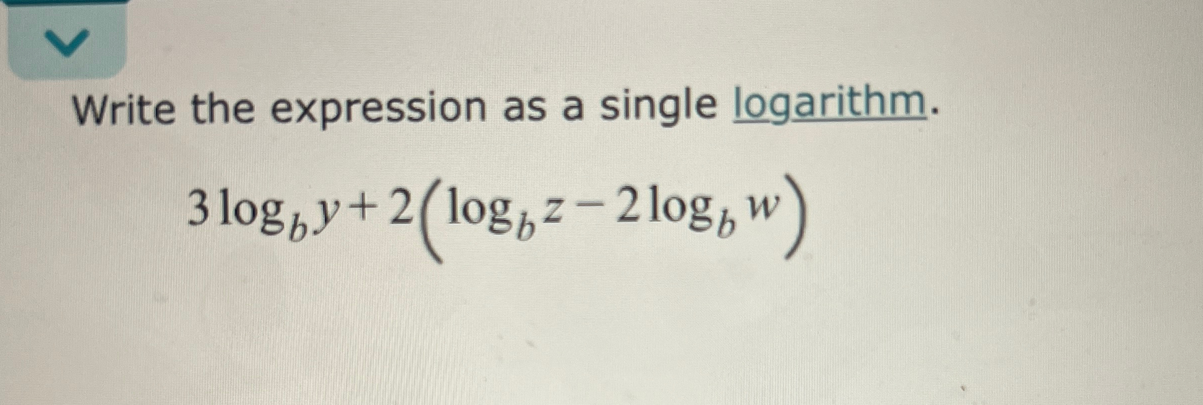 Solved Write the expression as a single | Chegg.com