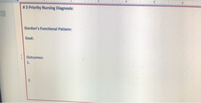 Elimination Pattern Nursing Diagnosis | Chegg.com
