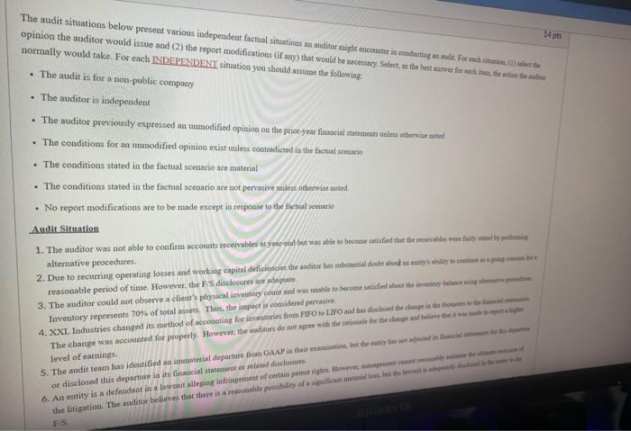 Solved Select from the option list provided one internal | Chegg.com