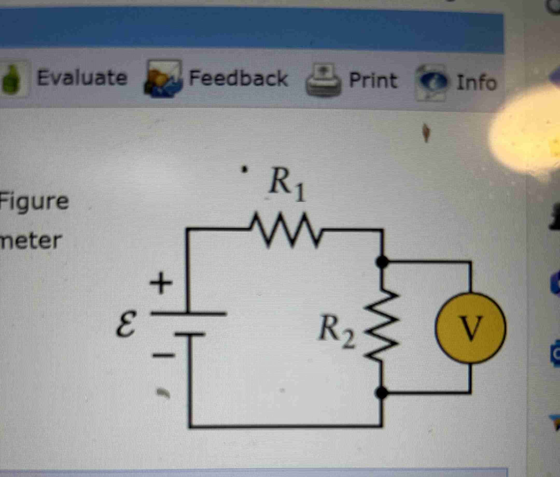 Solved Although an ideal voltmeter has an infinite internal | Chegg.com