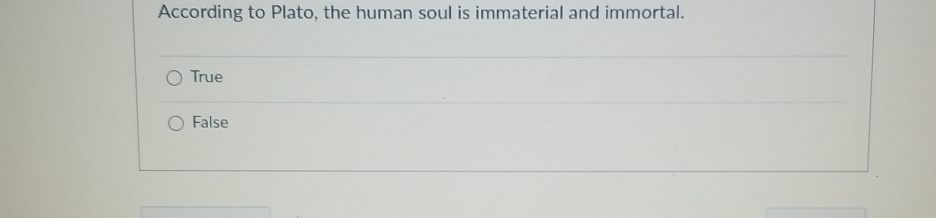 Solved According to Plato, the human soul is immaterial and | Chegg.com