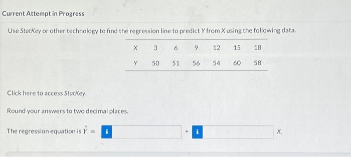 Solved Use StatKey or other technology to find the | Chegg.com