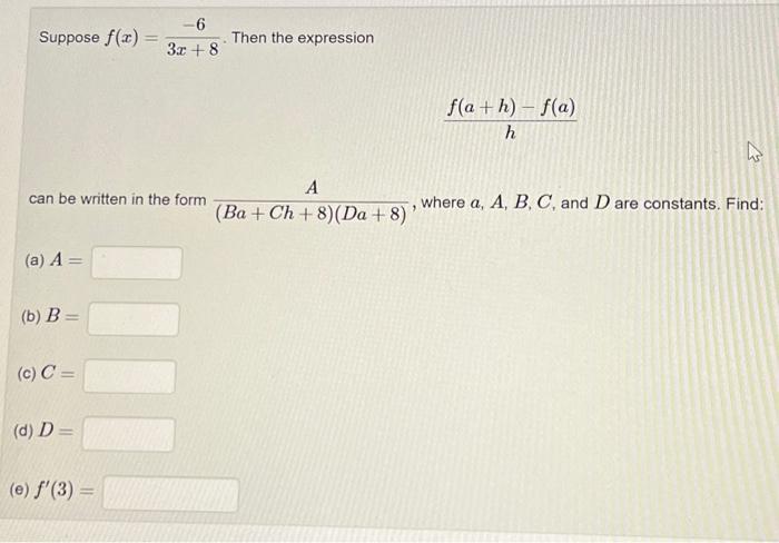Solved Suppose f(x)=5x2+C, where C is any real number. Then | Chegg.com
