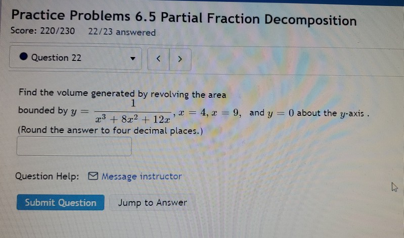 Solved Practice Problems 6.5 Partial Fraction Decomposition | Chegg.com