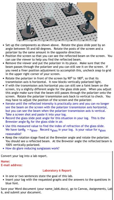 Lab 6 Electromagnetic waves In classical physics | Chegg.com