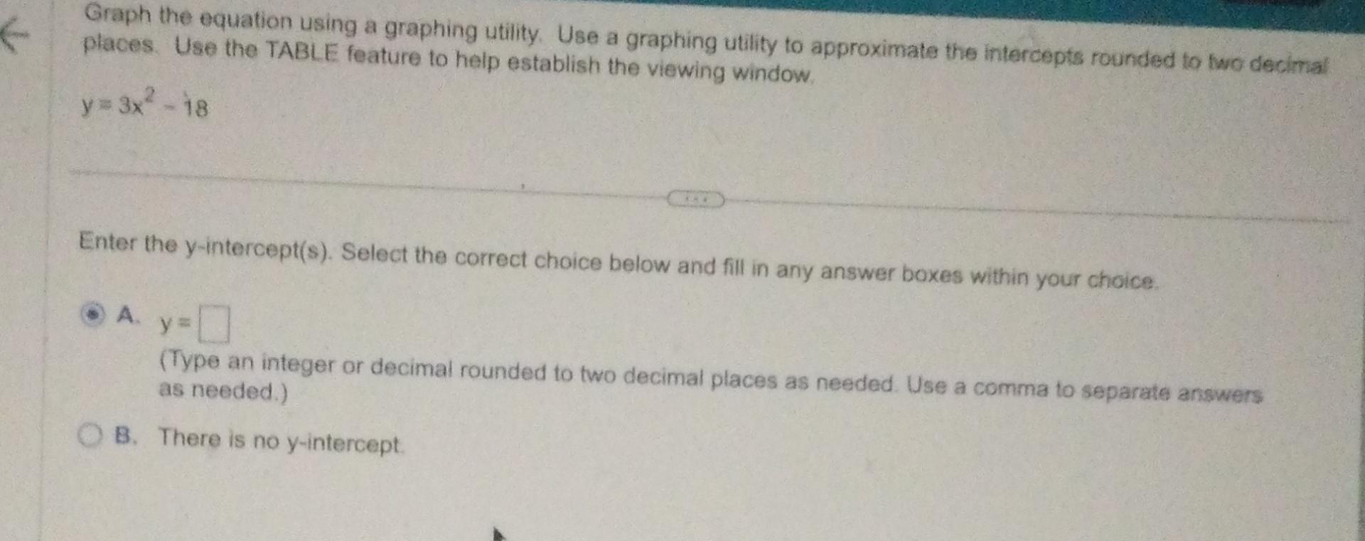 Solved Graph the equation using a graphing utility. Use a | Chegg.com