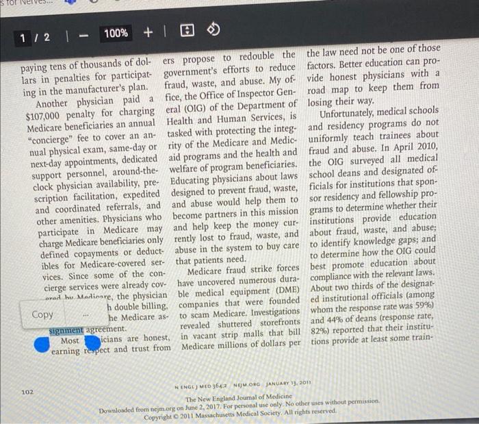 Solved After reading the article entitled Educating | Chegg.com