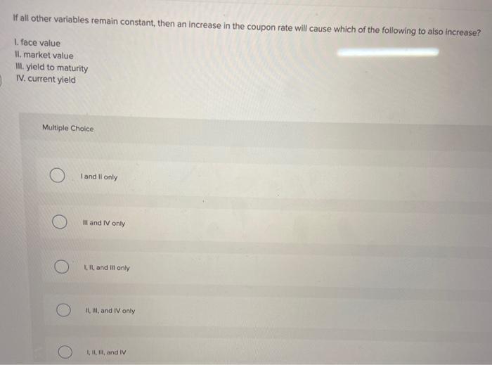 Solved If all other variables remain constant, then an | Chegg.com