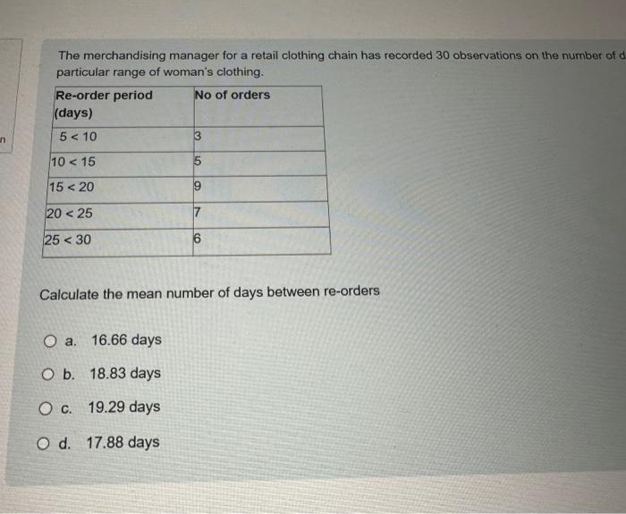 Solved which of the following statements about skewness in a | Chegg.com