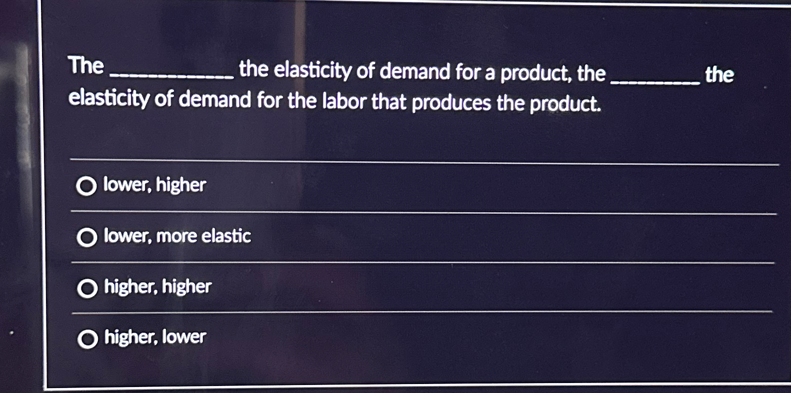 Solved The q, ﻿the elasticity of demand for a product, the | Chegg.com