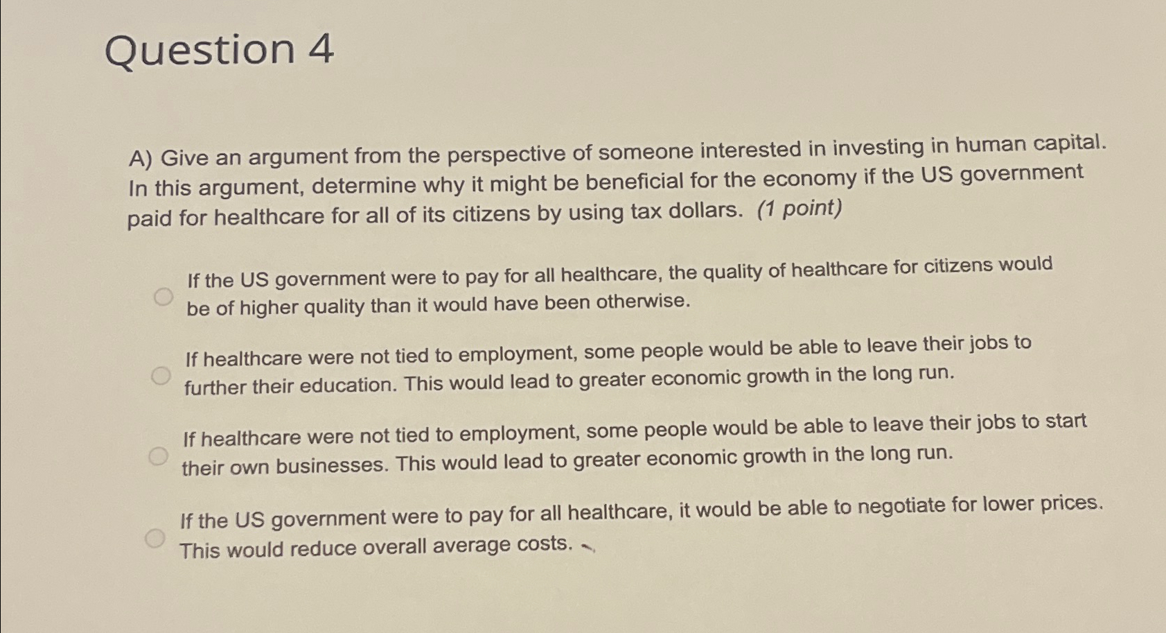 Solved Given an argument from the perspective of someone | Chegg.com