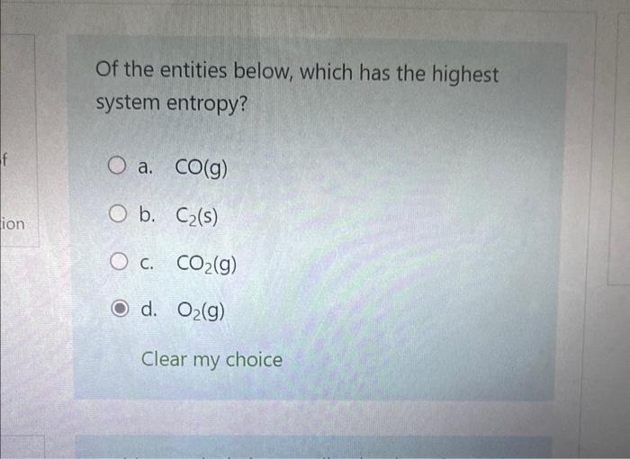 Solved Of the entities below, which has the highest system | Chegg.com