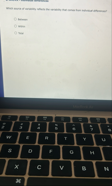Solved Which source of variability reflects the variability | Chegg.com