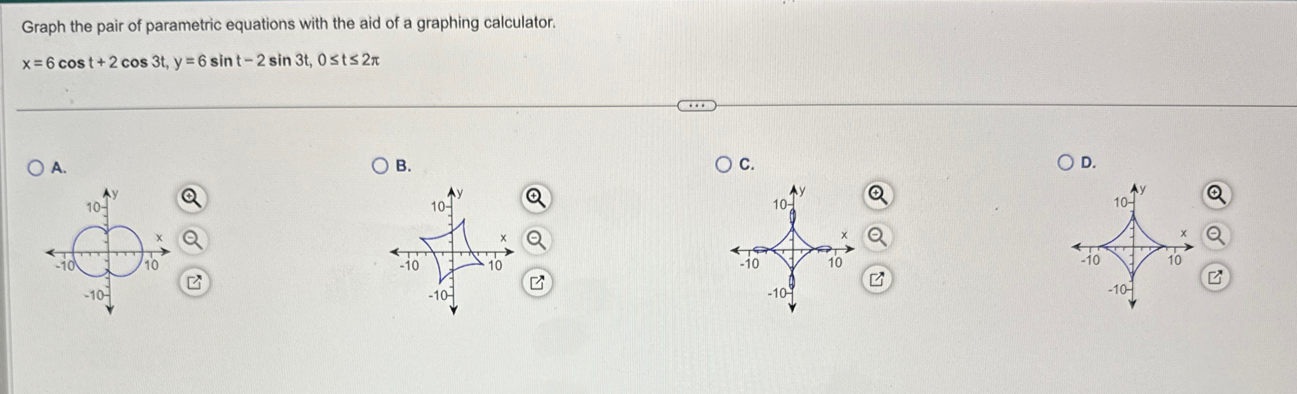 Solved Graph the pair of parametric equations with the aid | Chegg.com