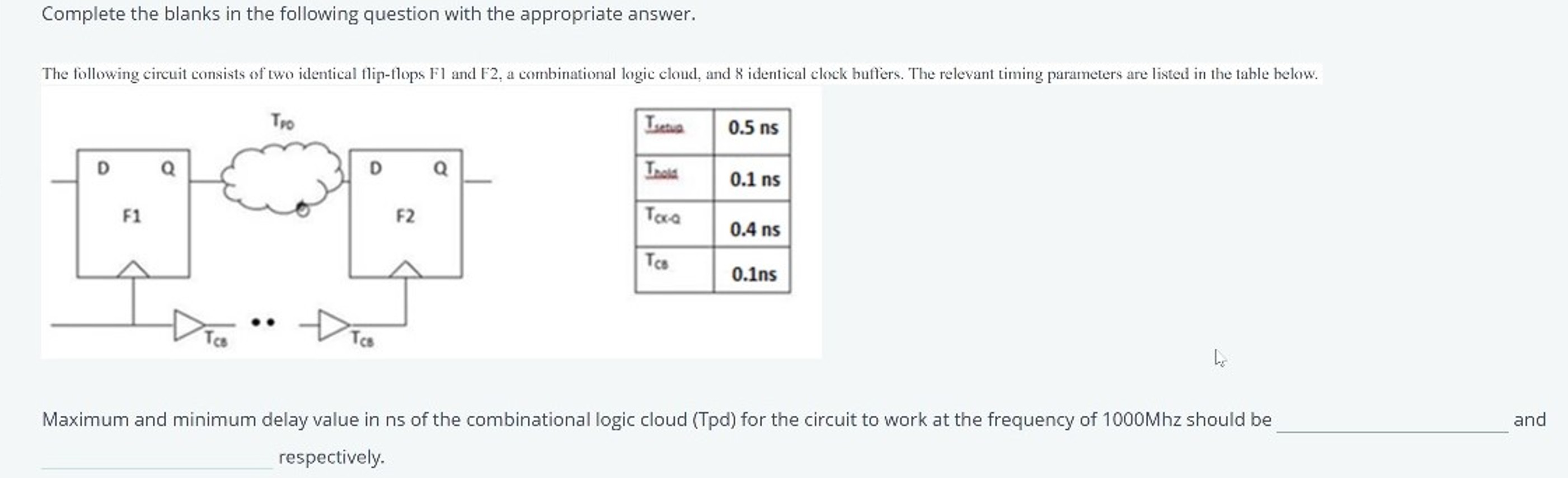 Solved Complete the blanks in the following question with | Chegg.com