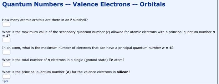 Solved How many atomic orbitals are there in an f subshell? | Chegg.com